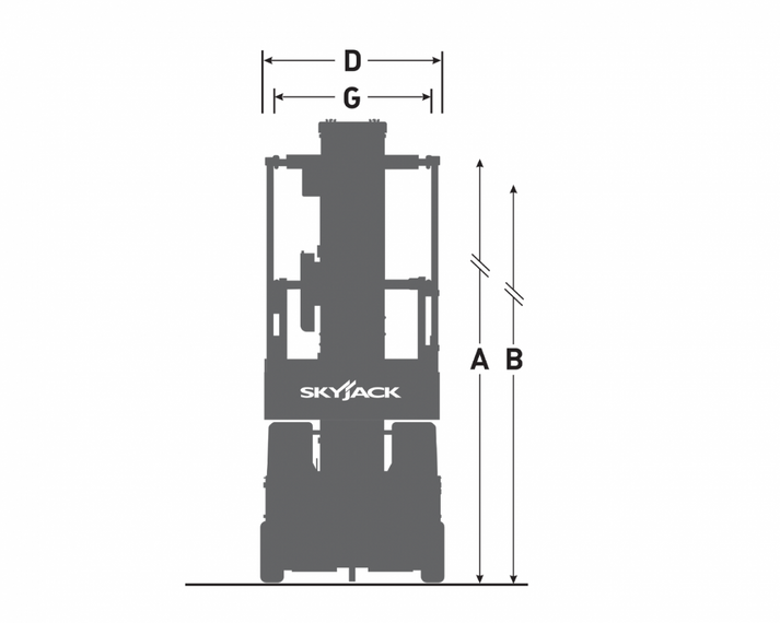2025 SKYJACK SJ20E VERTICAL MAST LIFTS – Forklift Select